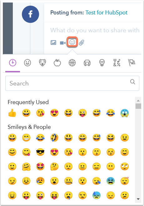 How do I create and publish social posts in HubSpot?